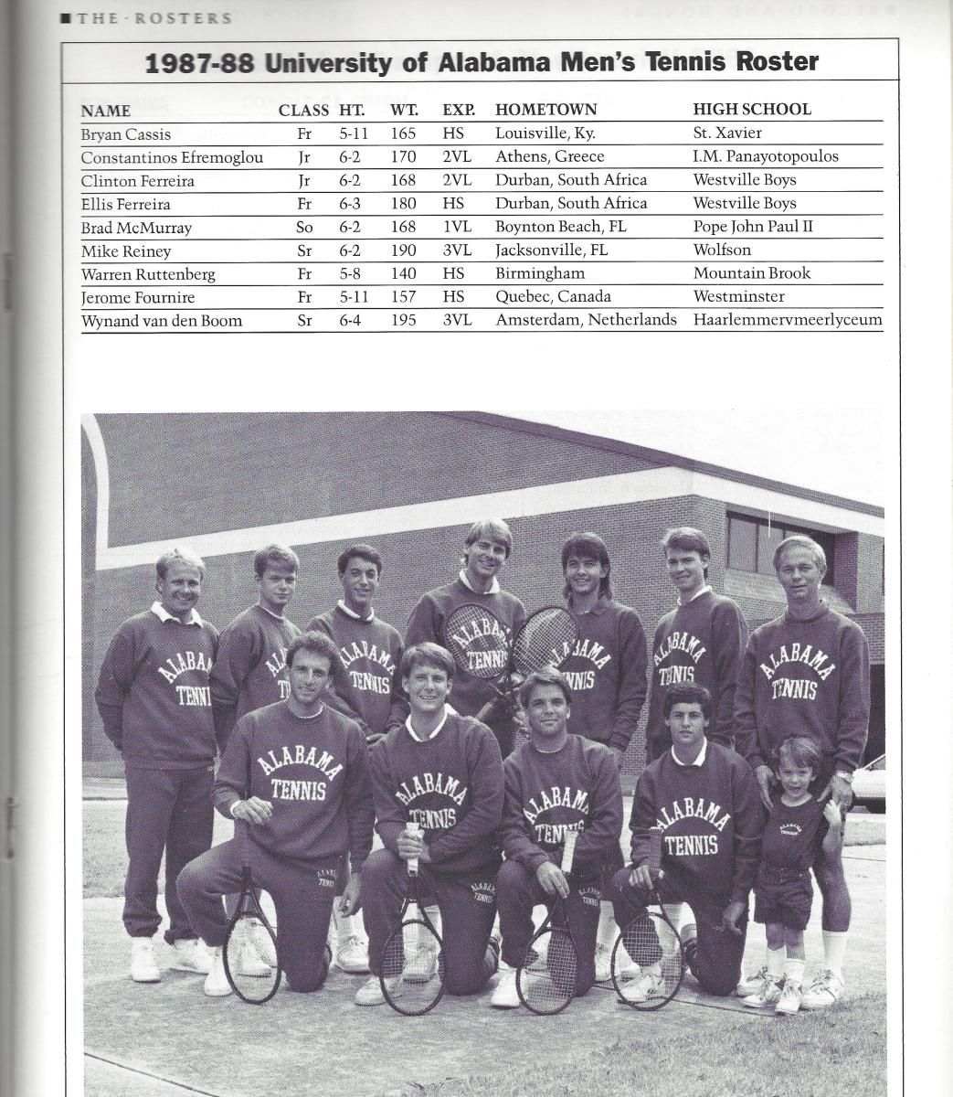 Alaba - ma tennis - Crimson Tide tennis - Coach Tommy Wade - Alabama ...