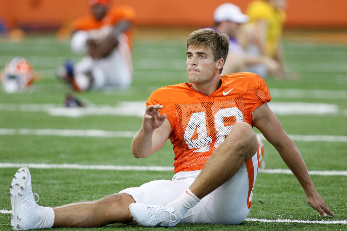 Clemson Punter Will Spiers Taking Advantage of Learning Opportunity ...