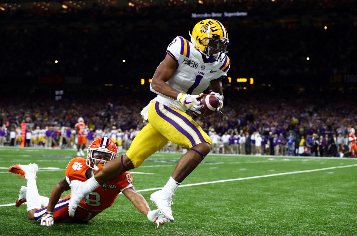 LSU Receiver Ja’Marr Chase Goes Top Five in Sports Illustrated’s Way ...