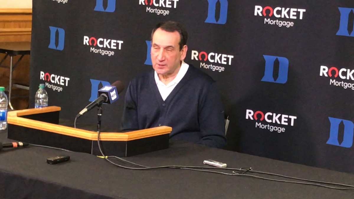 Coach K: UNC Was Relentless in First Game - Sports Illustrated Duke ...
