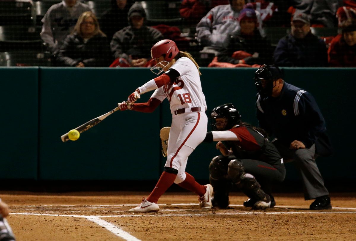 alabama-softball-SEC-opener-wright - Sports Illustrated Alabama Crimson ...