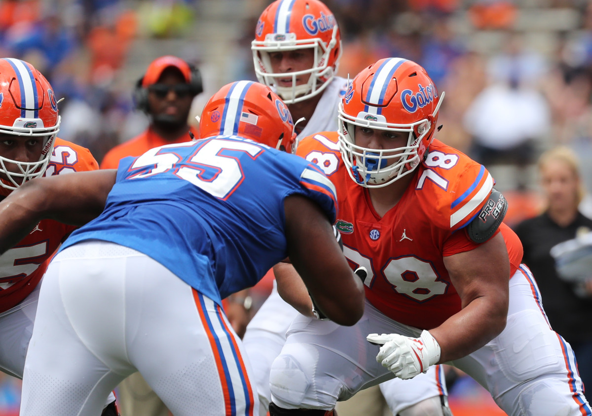 Mullen Appreciates Depth Being Built on Gators Offensive Line - Sports ...