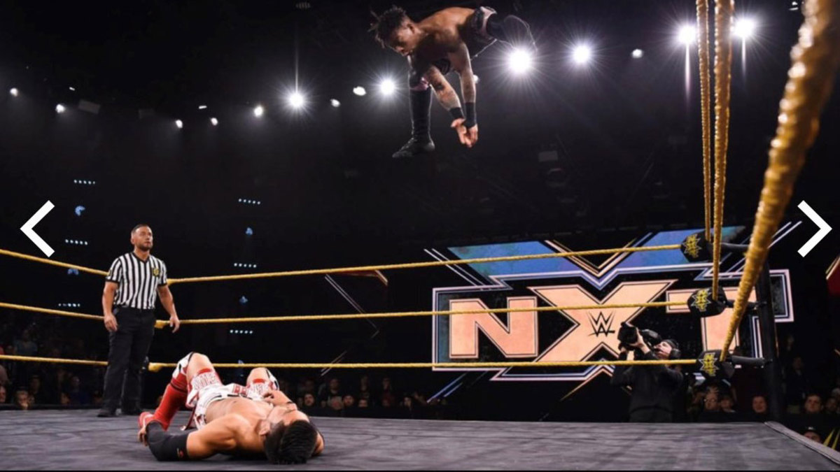 WWE's Lio Rush returns to NXT after making music during sabbatical ...