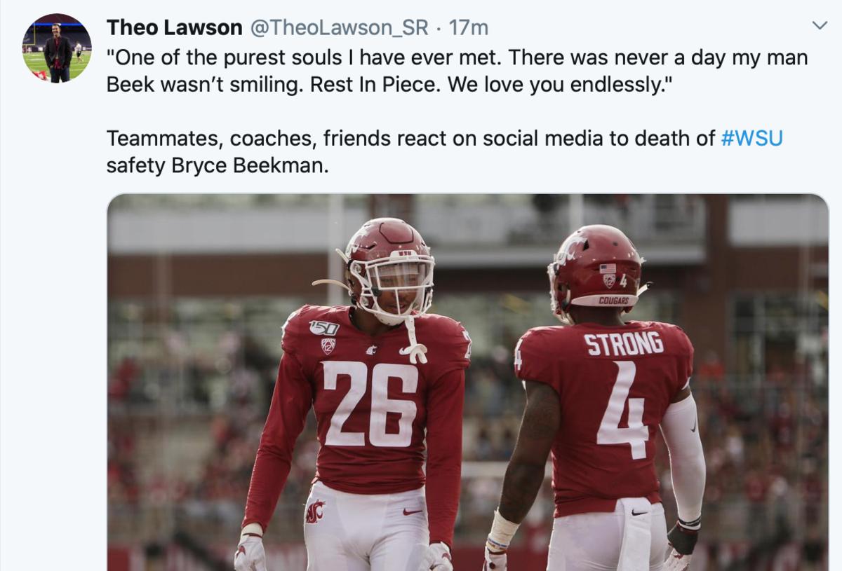 Bryce Beekman started all 13 games for Washington State last season ...