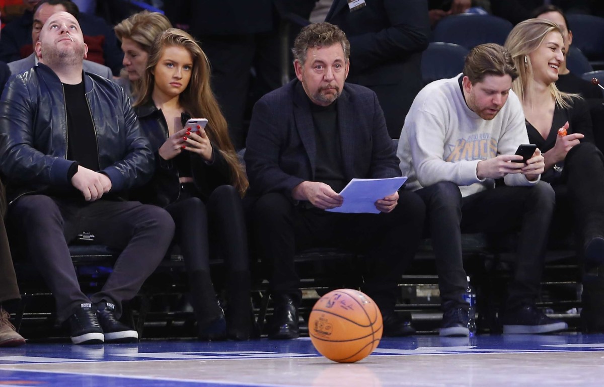 Knicks Owner Dolan Has 'Little Or No Symptoms' After Positive ...