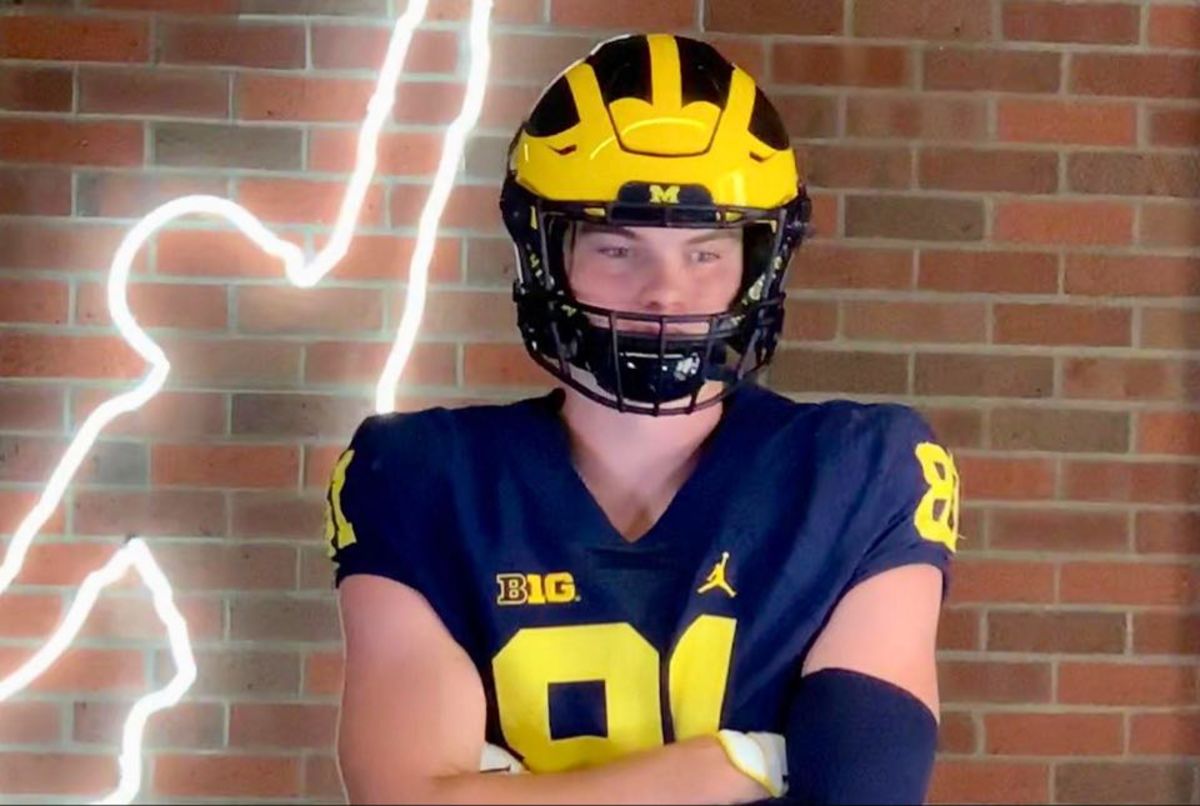 New Four-Star Michigan Tight End Commit Louis Hansen Breakdown - Sports ...