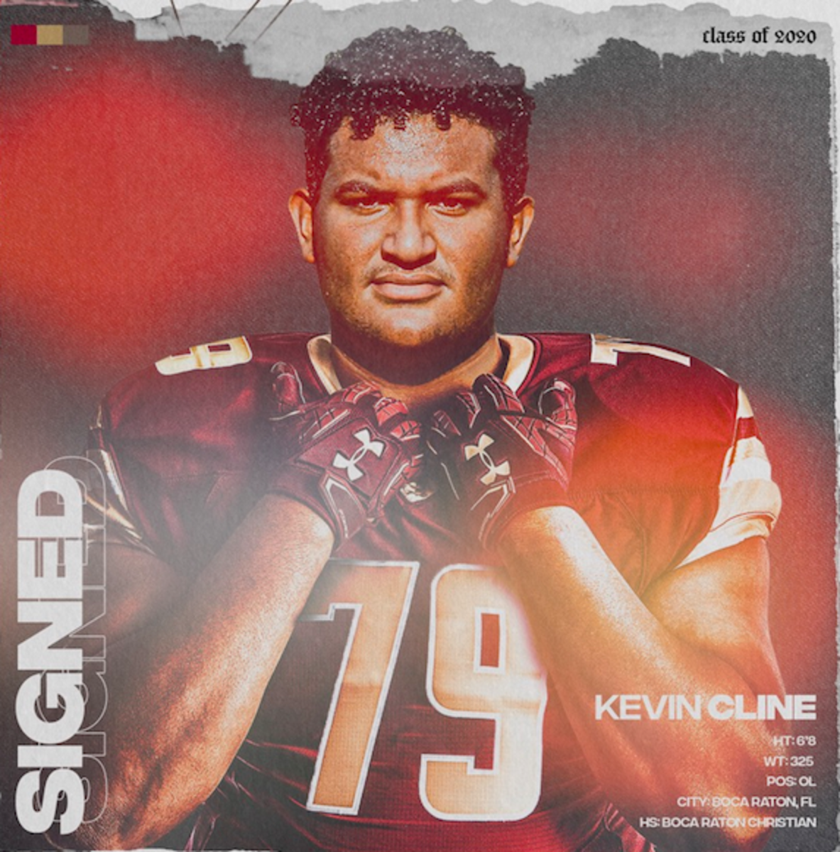 Boston College Signs '20 Offensive Lineman Kevin Cline - Sports ...