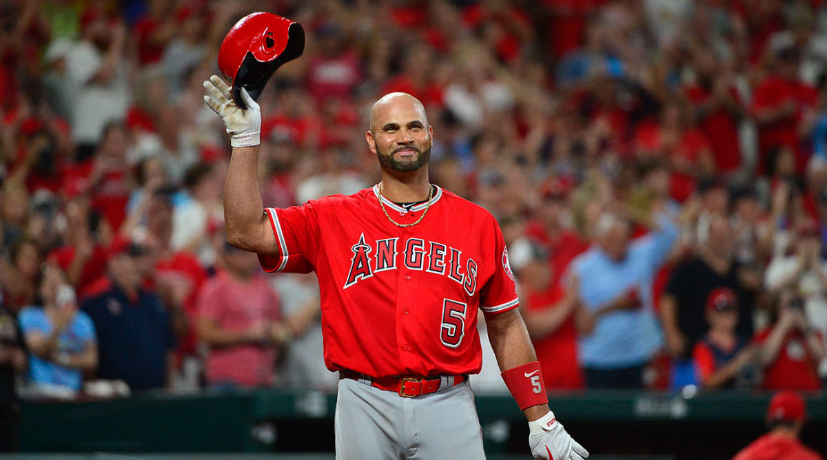 Angels first baseman Albert Pujols hit his 661st career home run ...