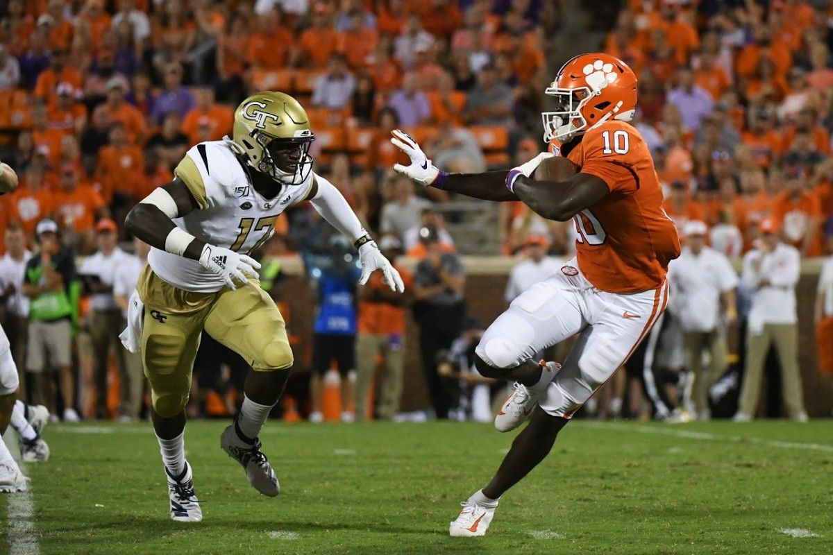 Clemson Wr Joseph Ngata Primed for Breakout Sophomore Season - Sports ...