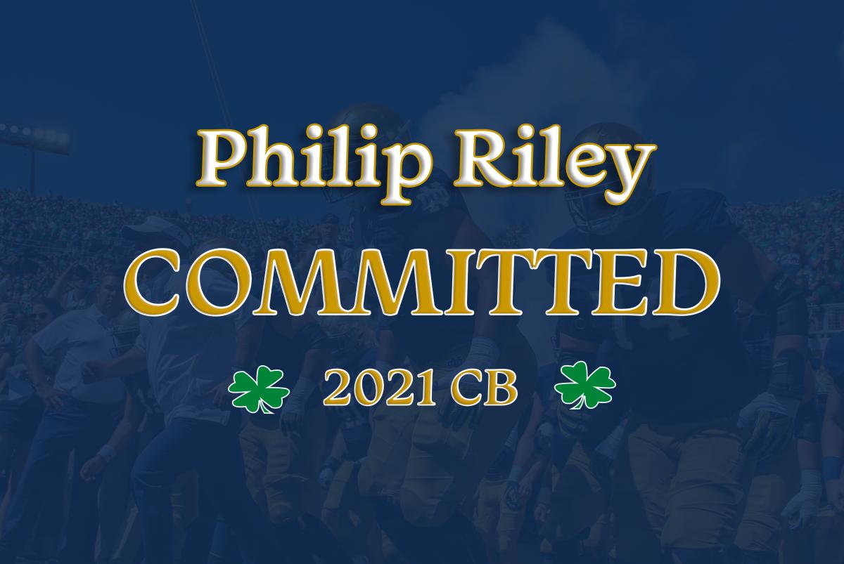 BREAKING: Cornerback Philip Riley Commits To Notre Dame - Sports ...