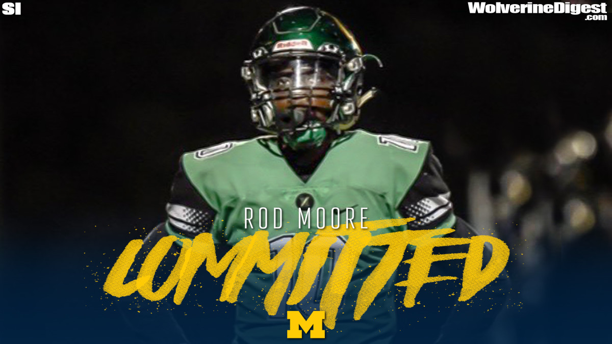2021 Safety Rod Moore Picks Michigan, Feels At Home - Sports ...