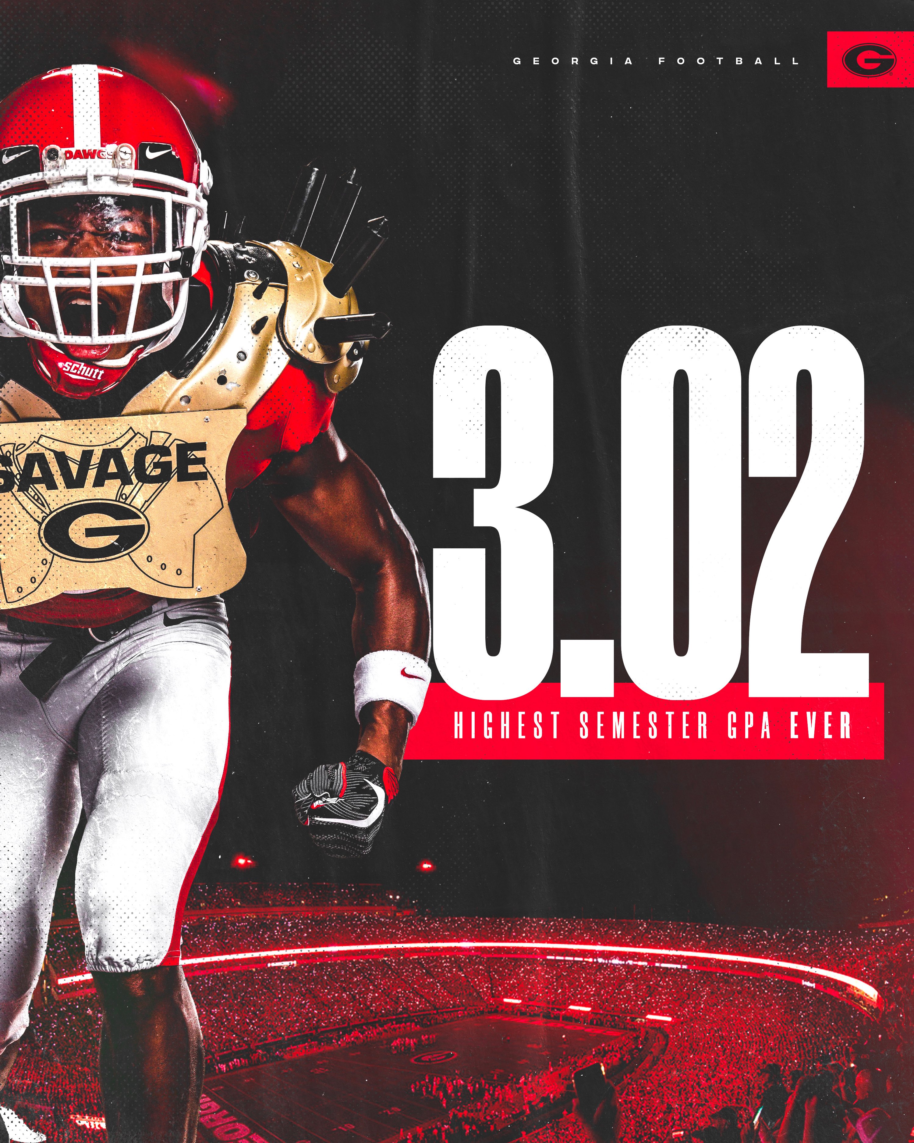 Georgia Football Team Sets Semester GPA Record - Sports Illustrated ...