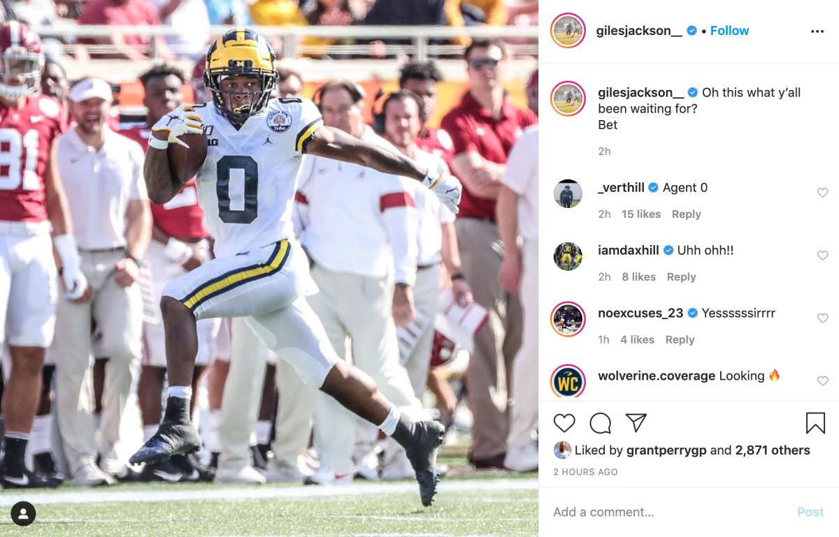 Giles Jackson, Andre Seldon To Wear No. 0 At Michigan - Sports ...