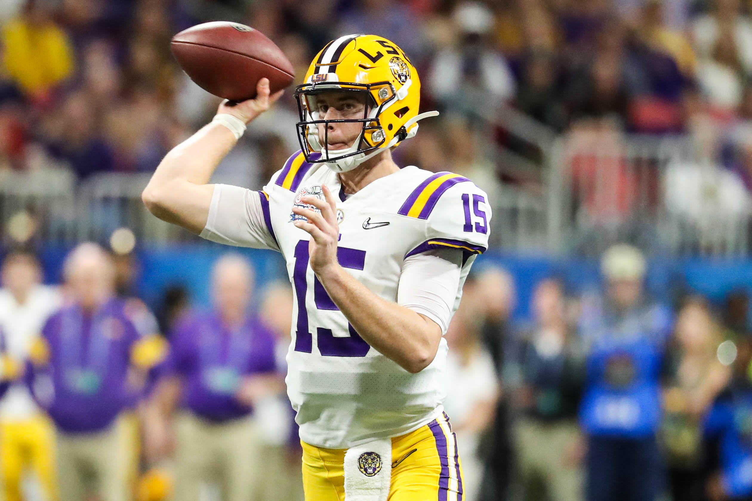 Watch: LSU Freshmen Quarterbacks Finding Ways to Stay Sharp As Return ...