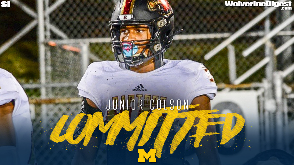 Junior Colson Commits To Michigan - Sports Illustrated Michigan ...