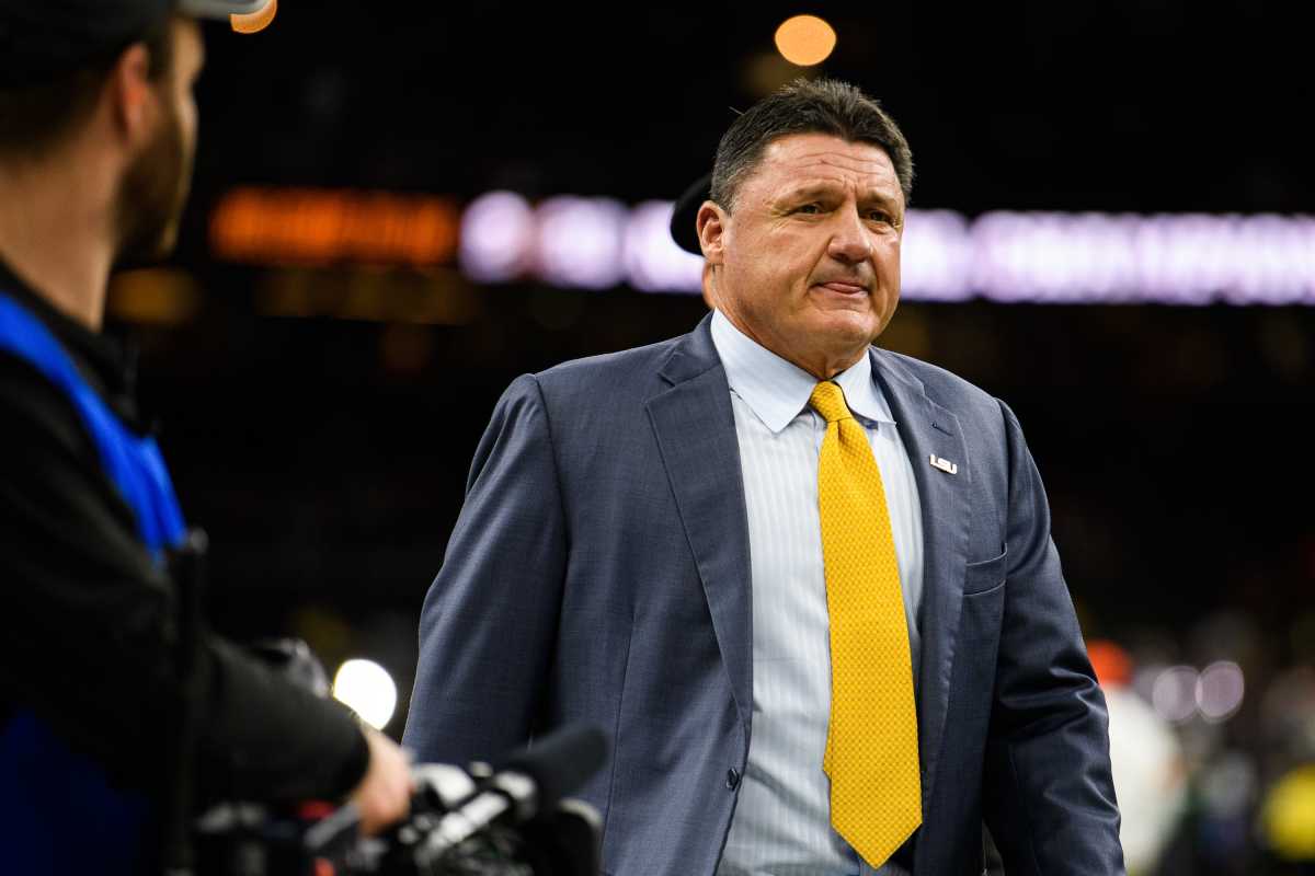LSU Football Coach Ed Orgeron Has Been Told 2020 Season Will Be Played ...