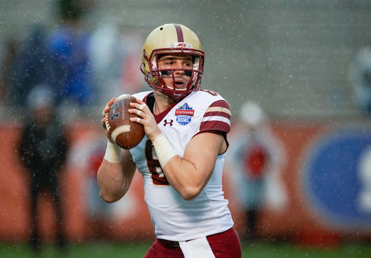Boston College quarterback situation, Dennis Grosel, Emmett Morehead ...