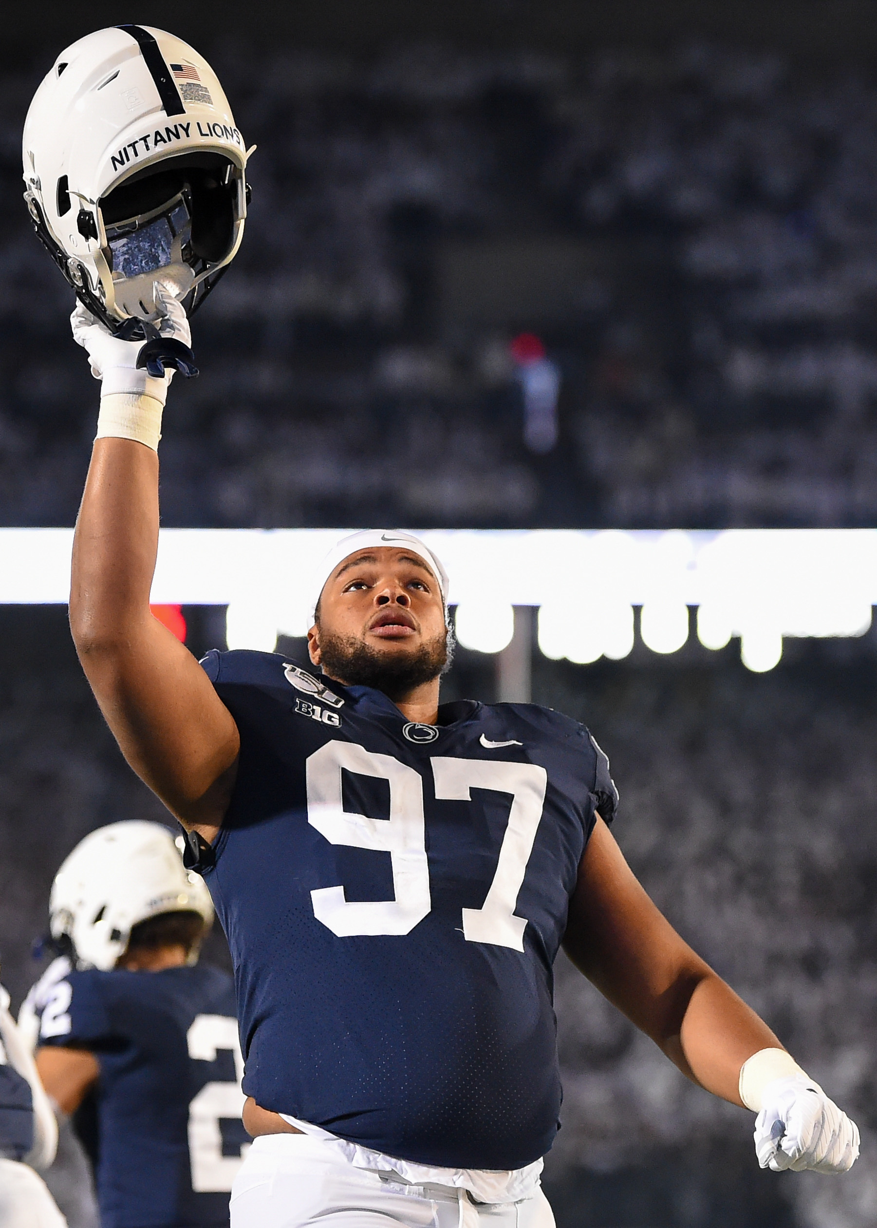Penn State football player PJ Mustipher joins Big Ten Anti-Hate and ...