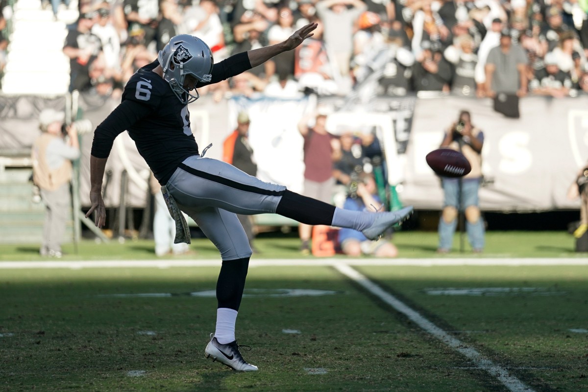 Las Vegas Raiders Coach Jon Gruden Got a Kick Out of AJ Cole - Sports ...