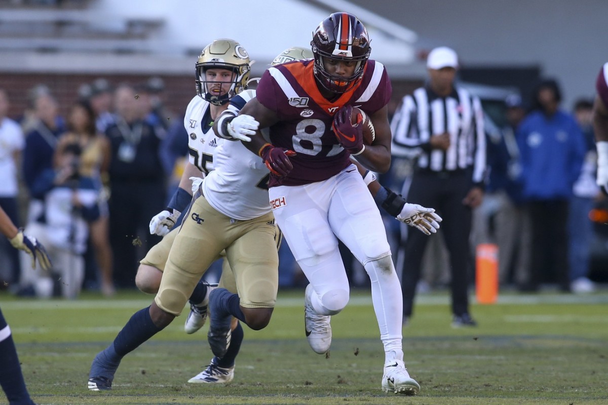 Virginia Tech's James Mitchell on fellow tight end Nick Gallo: "One of ...