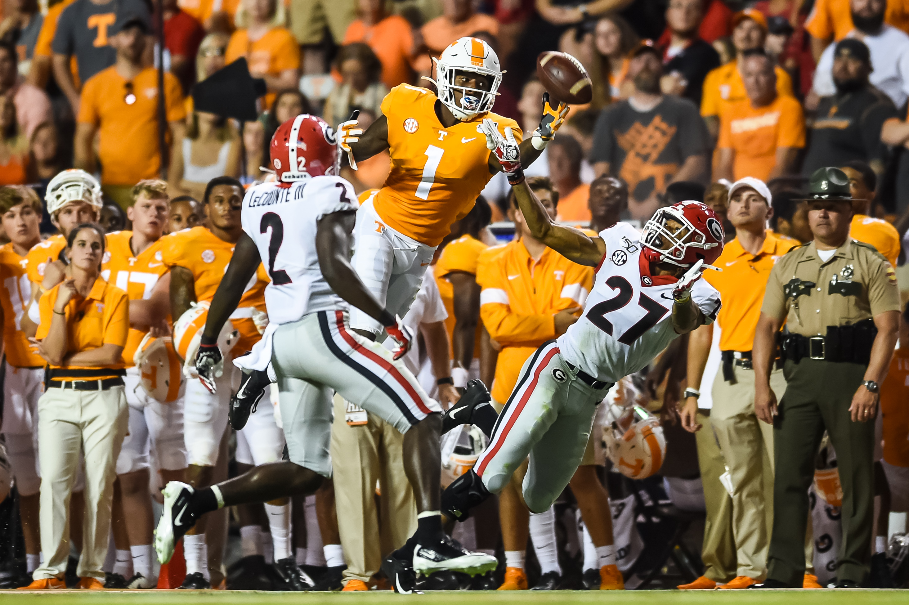 Georgia Football's Richard LeCounte, Eric Stokes named to Bednarik ...