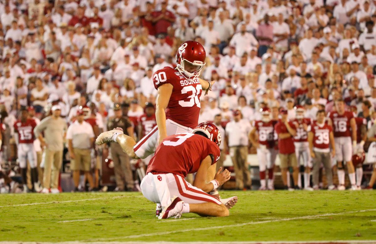 Former Oklahoma K Calum Sutherland Earns National Kicking Honor ...