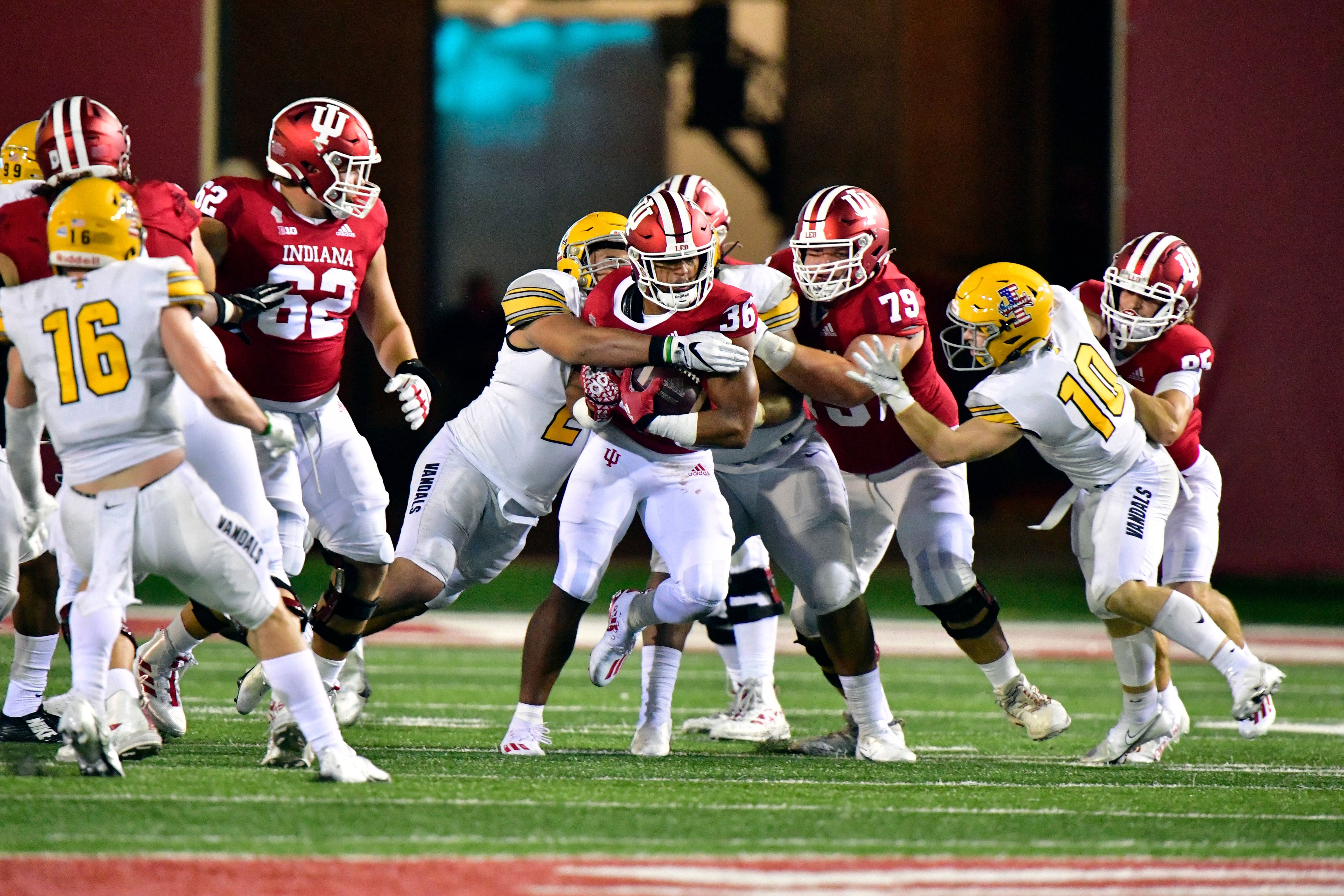 Indiana Football Offensive Line Seeking Consistency, Moving in Right ...