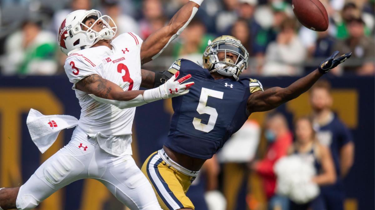 NFL Draft Matchup: Notre Dame CB Cam Hart vs Cincinnati WR Alec Pierce ...