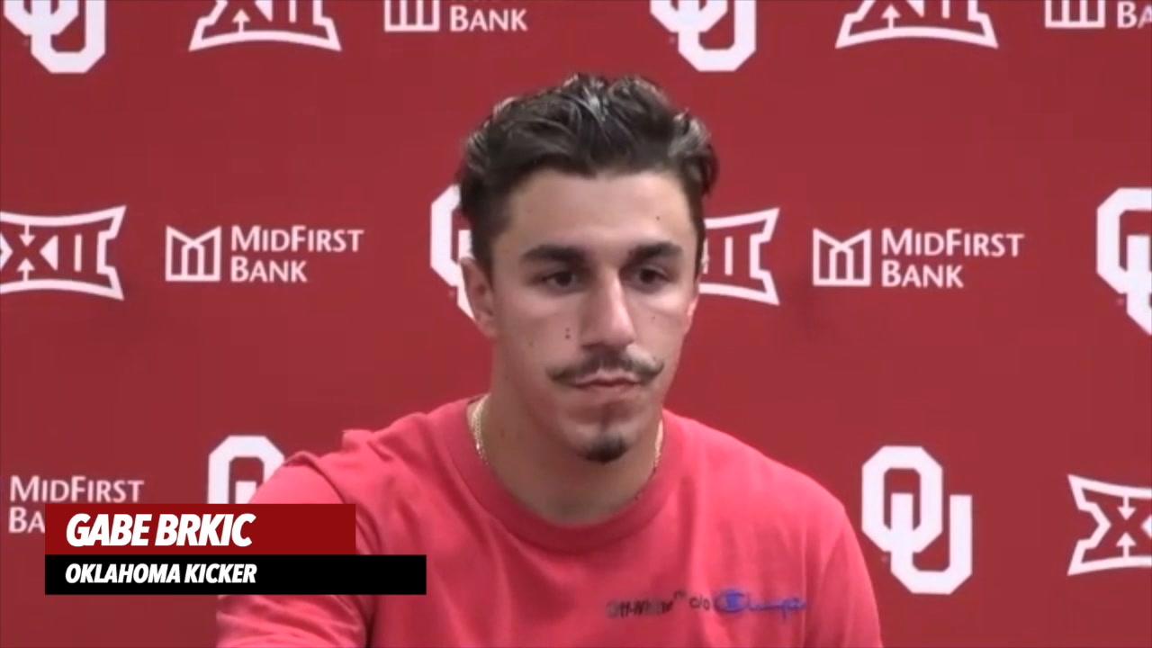 WATCH: Oklahoma Kicker Gabe Brkic West Virginia Press Conference ... WATCH: Oklahoma Kicker Gabe Brkic West Virginia Press Conference ...