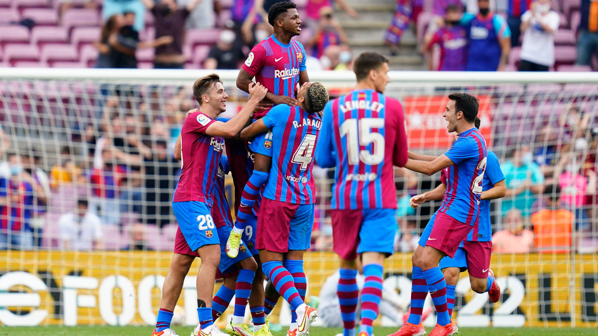 Ansu Fati goal video: Barcelona star scores in return from injury ...