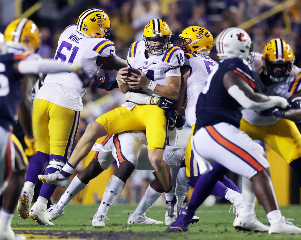 LSU football Offense Melts, Bo Nix Dazzles in 24-19 Loss to Auburn ...
