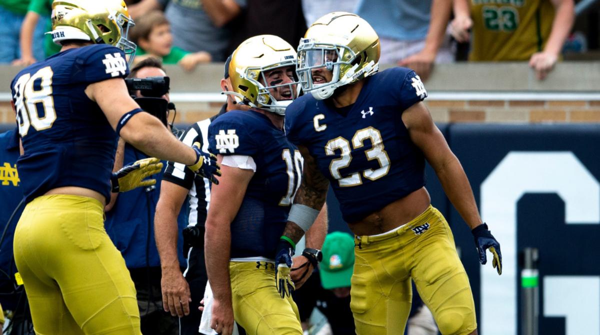 Drew Pyne's Play A Glimmer Of Hope For The Struggling Notre Dame ...
