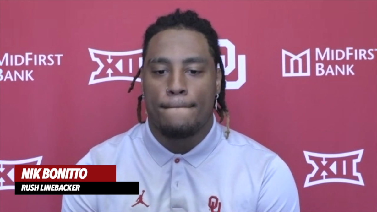 WATCH: Oklahoma LB Nik Bonitto Press Conference - Sports Illustrated ...