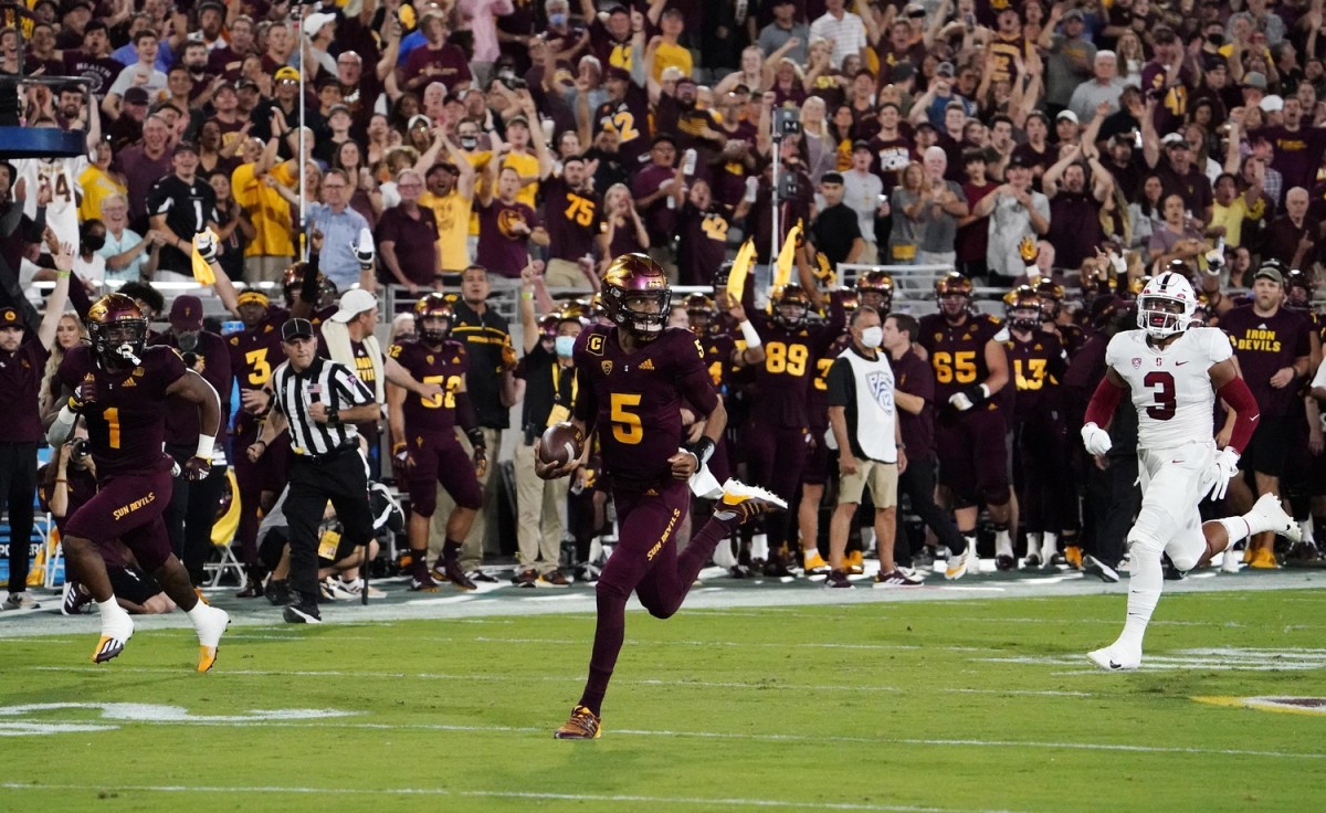 Jayden Daniels Announces Return to Arizona State - Arizona State Sun ...