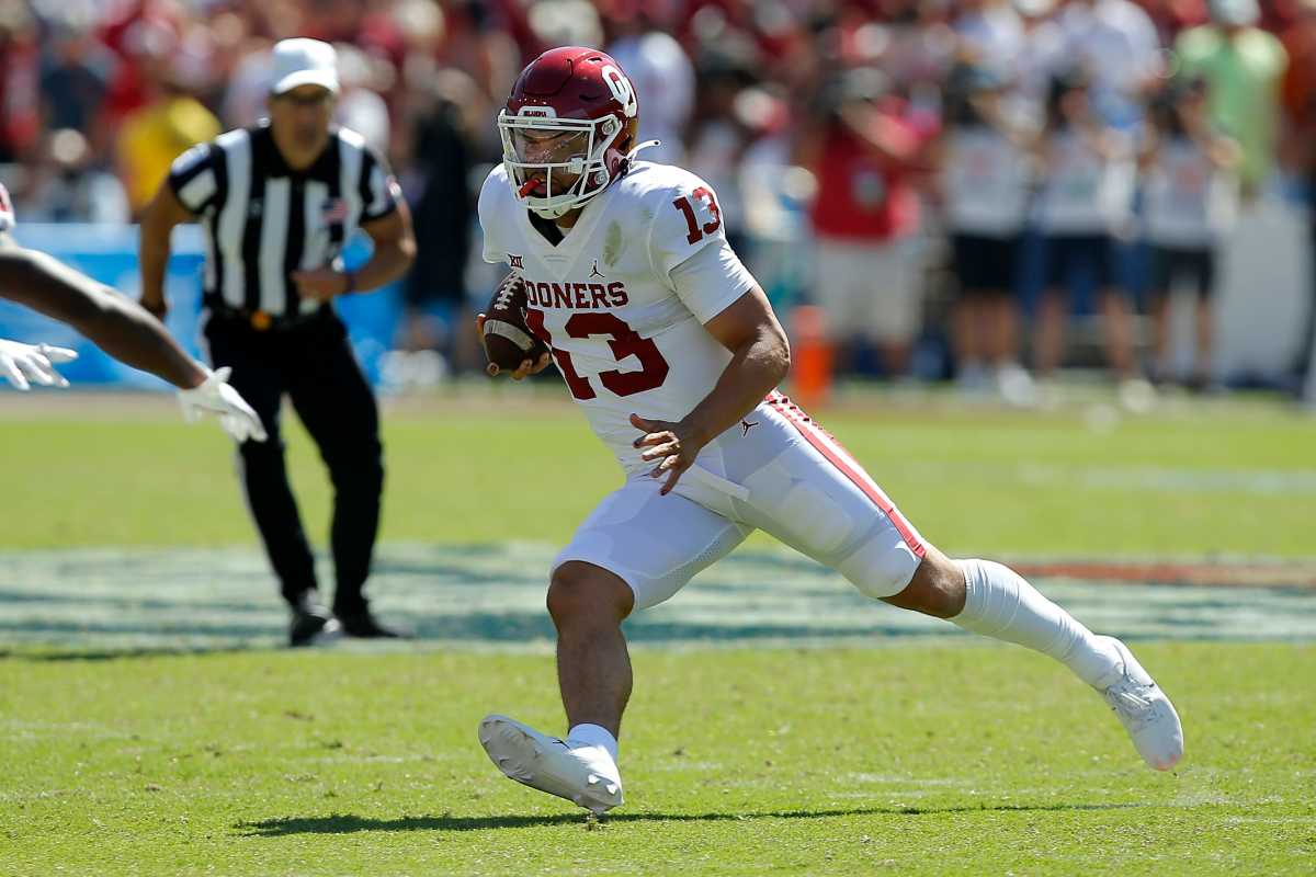 As Caleb Williams Emerges at Oklahoma, Lincoln Riley Says He Still ...