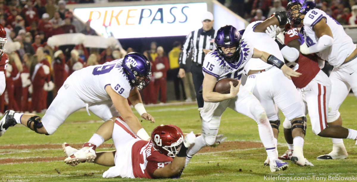 First Look: TCU at Oklahoma - Sports Illustrated TCU Killer Frogs News ...