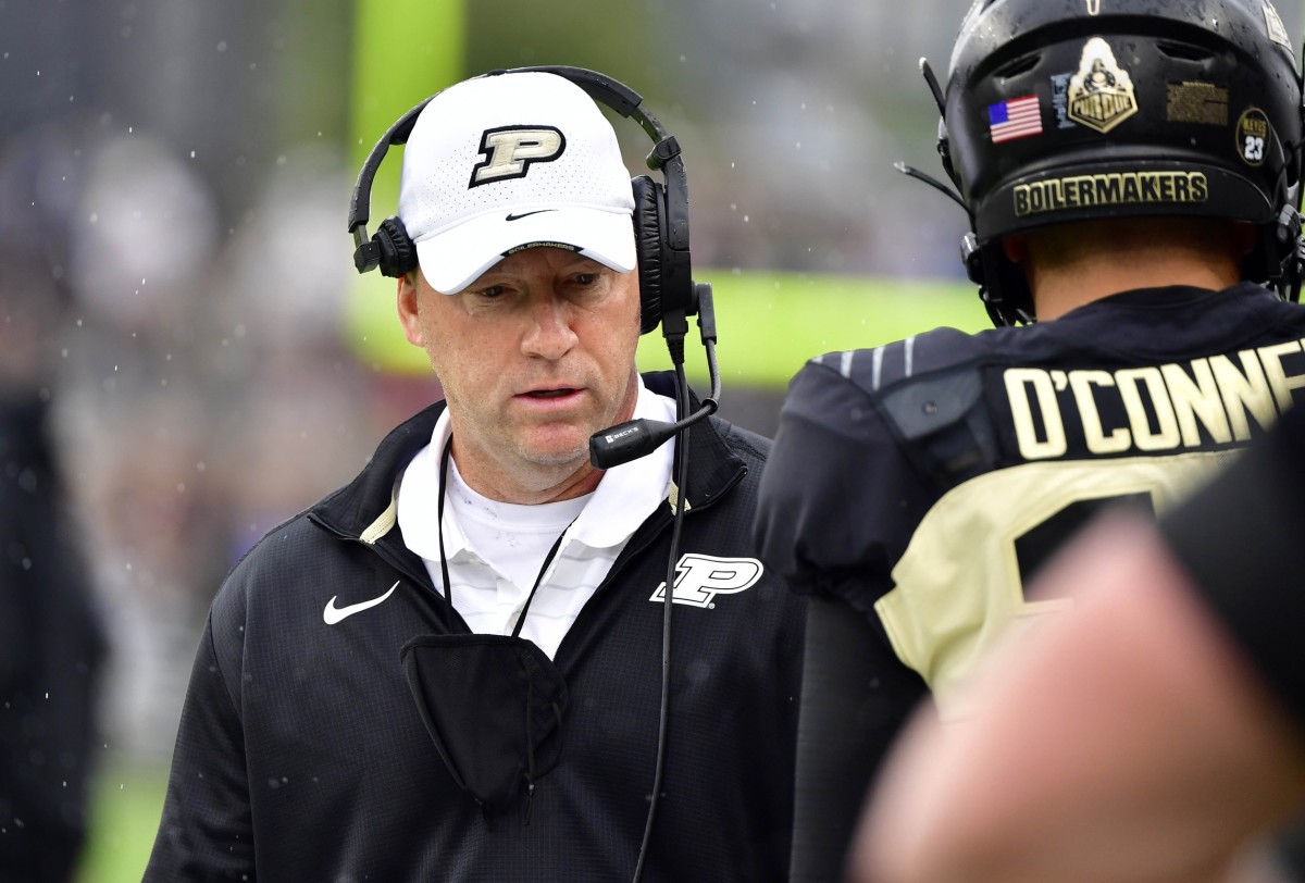 VIDEO: Purdue Football Coach Jeff Brohm Previews Upcoming Matchup ...