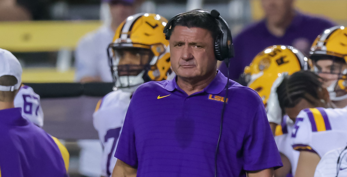 Ed Orgeron Reaches Separation Agreement with LSU - Sports Illustrated ...