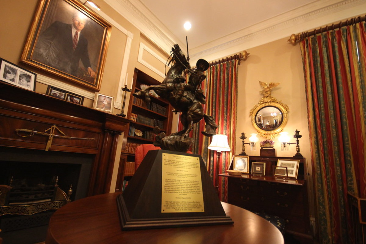 The Bonham Trophy - Awarded Annually To The Winner Of Texas A&M Aggies ...