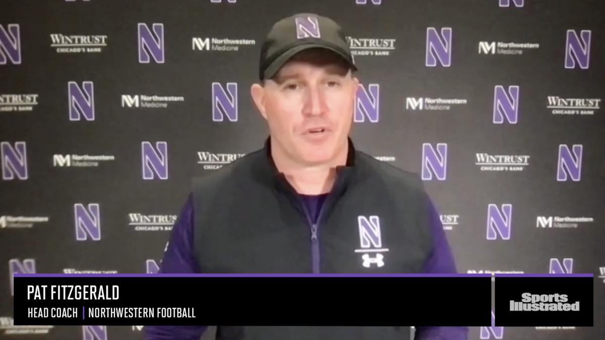 Pat Fitzgerald Previews Michigan - Sports Illustrated Wildcats Daily ...