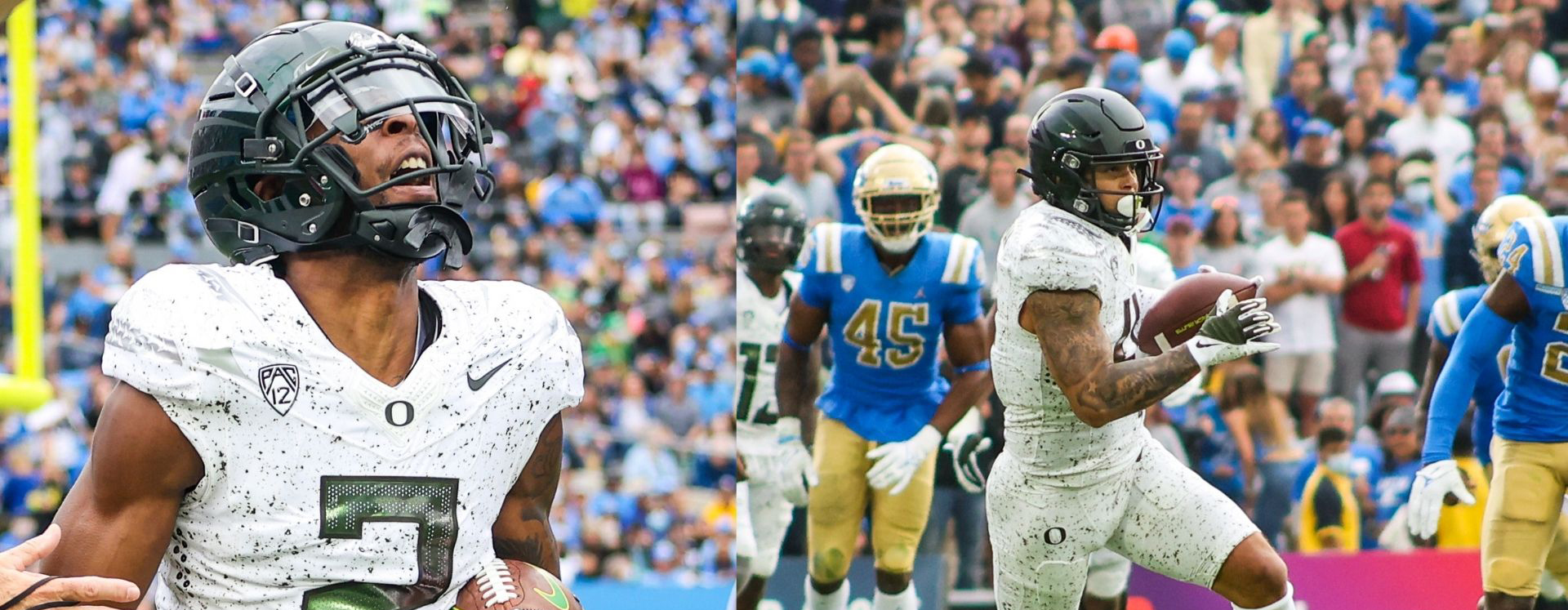 Oregon Football Wide Receivers Devon Williams and Mycah Pittman ...