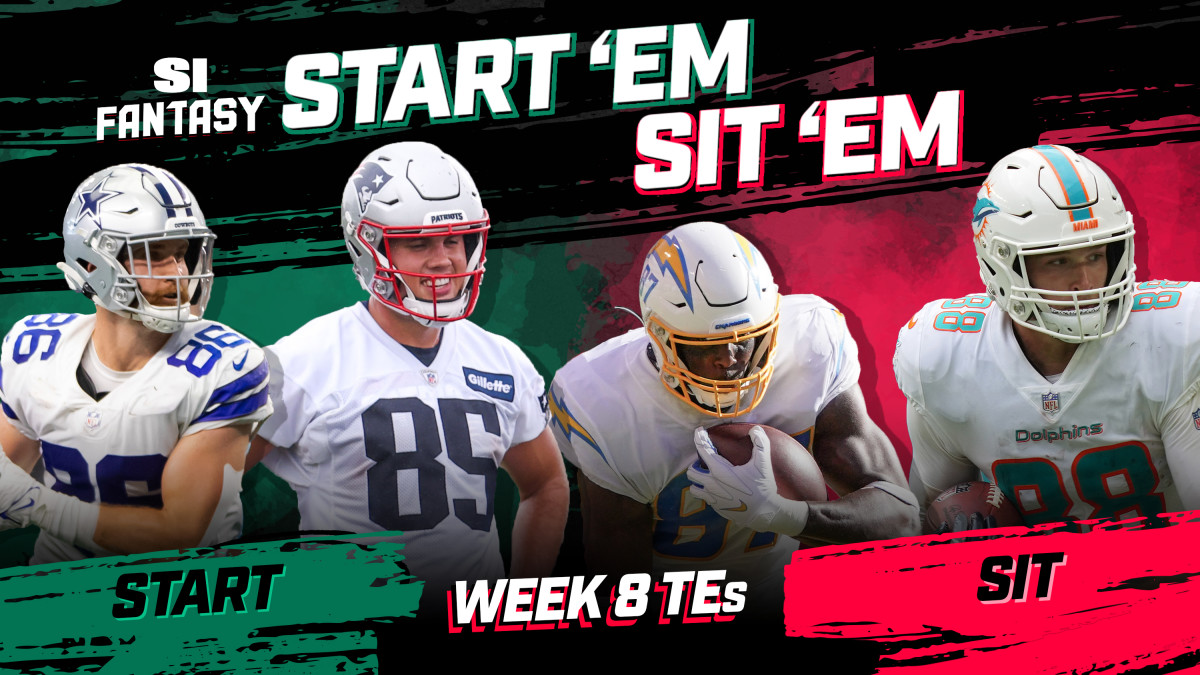 Start 'Em, Sit 'Em Fantasy Football Week 8: Tight Ends - Sleepers, Fades, Matchups, DFS Bargains ...