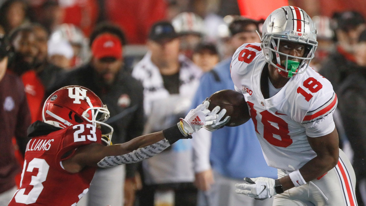 Ohio State's Marvin Harrison Jr. Embraces Being Son Of Hall Of Famer ...