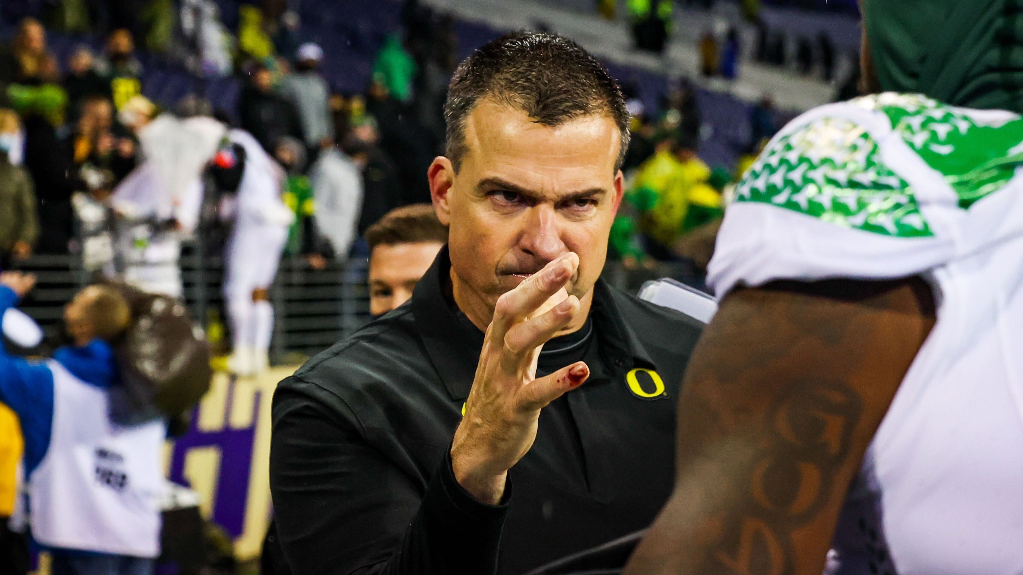 Mario Cristobal Proud of Oregon Ducks Football's 'Prowess' in Rainy ...