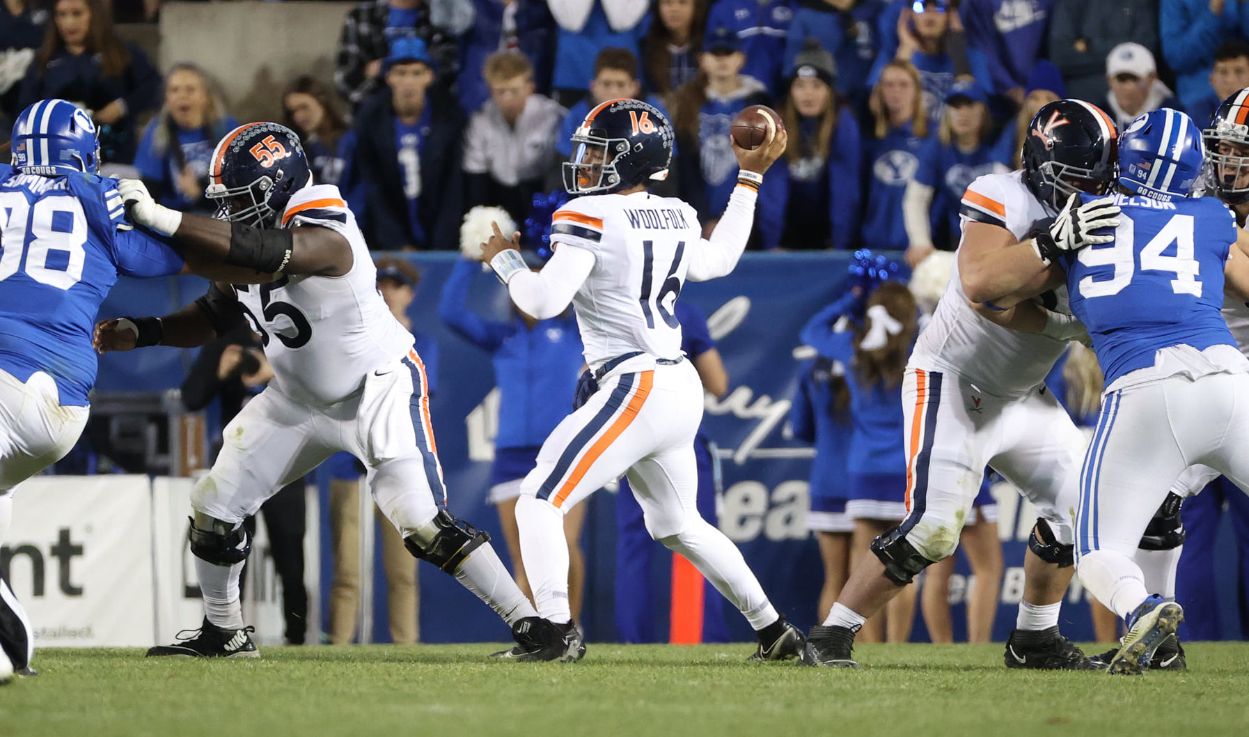 Bronco Mendenhall: Jay Woolfolk Bears Similarities to Brennan Armstrong ...