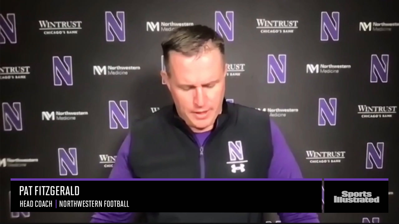 Pat Fitzgerald Previews Wisconsin - Sports Illustrated Wildcats Daily ...