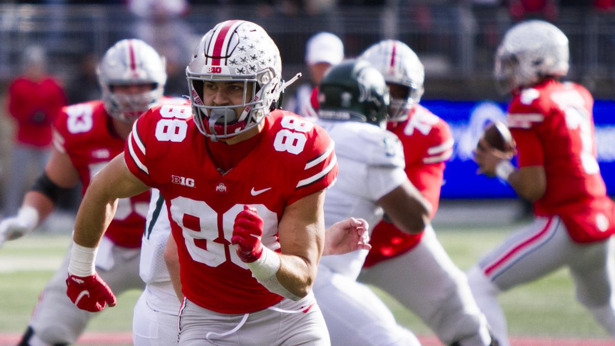 Ohio State's Jeremy Ruckert Officially Declares For 2022 NFL Draft ...