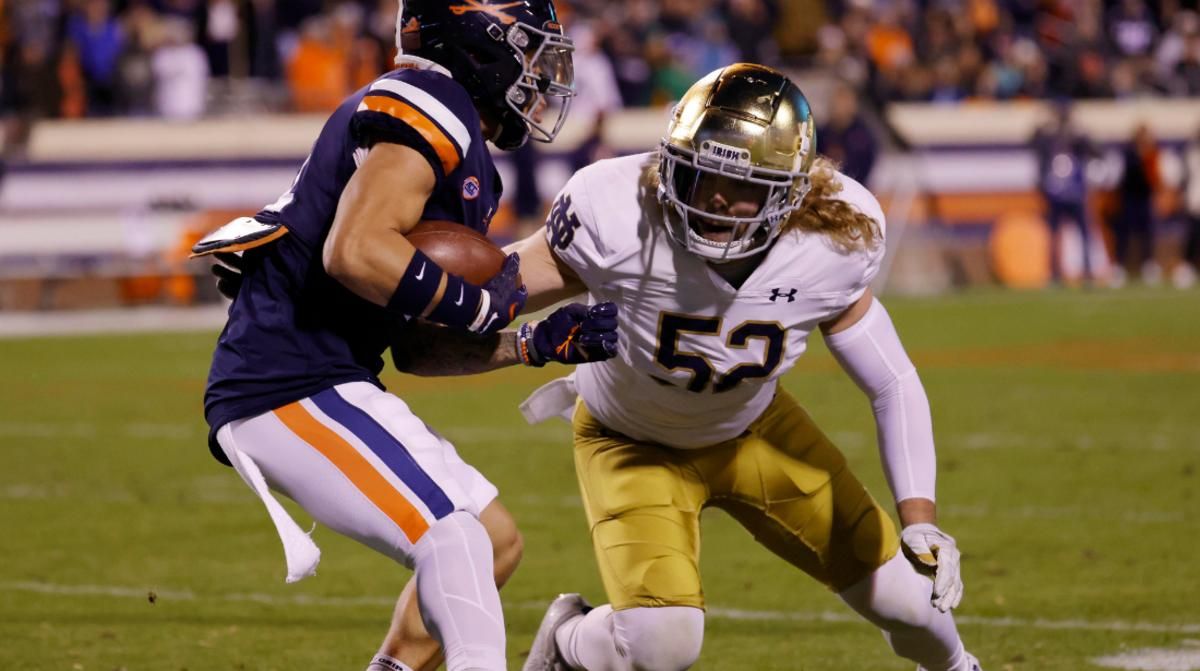 Notre Dame Notebook: Bo Bauer's Hair - And Game - Keep Growing, TaRiq ...