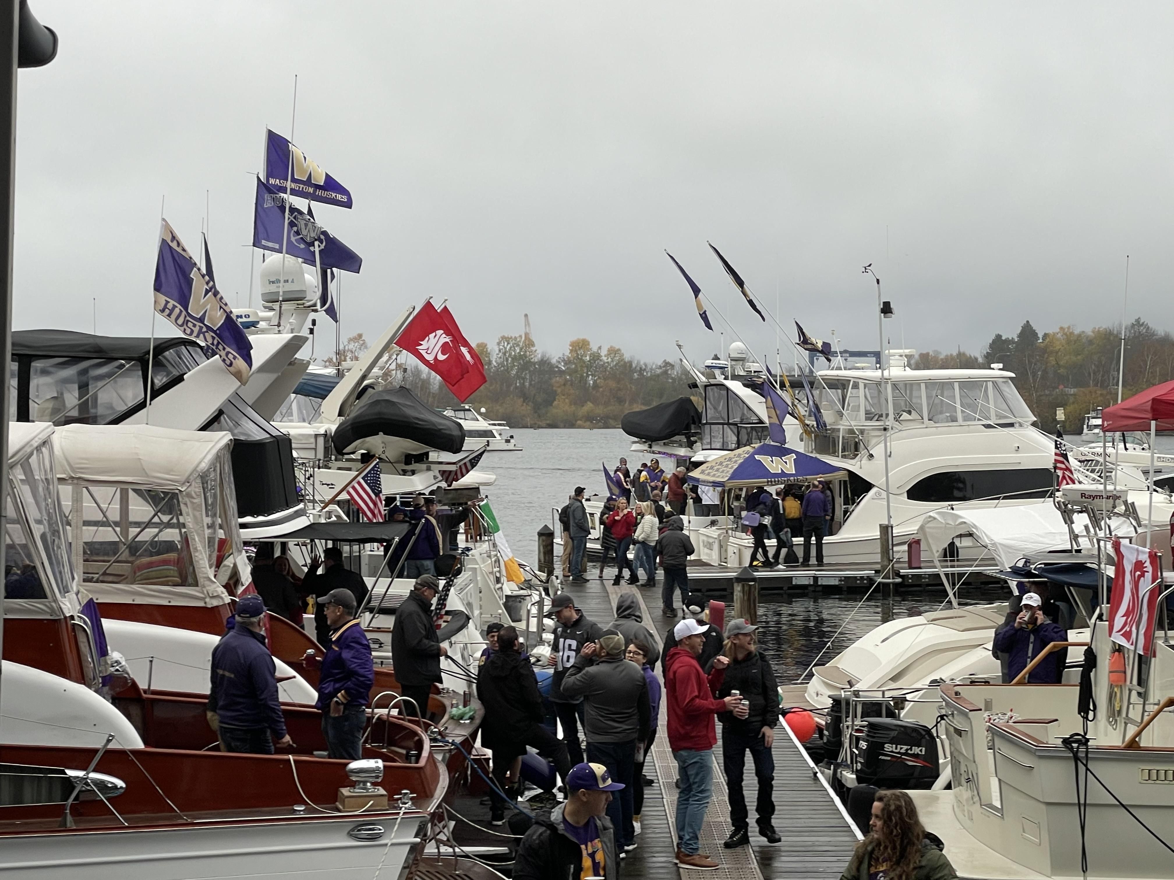 Apple Cup Noticeably More Festive Before Kickoff, Huard to Start ...