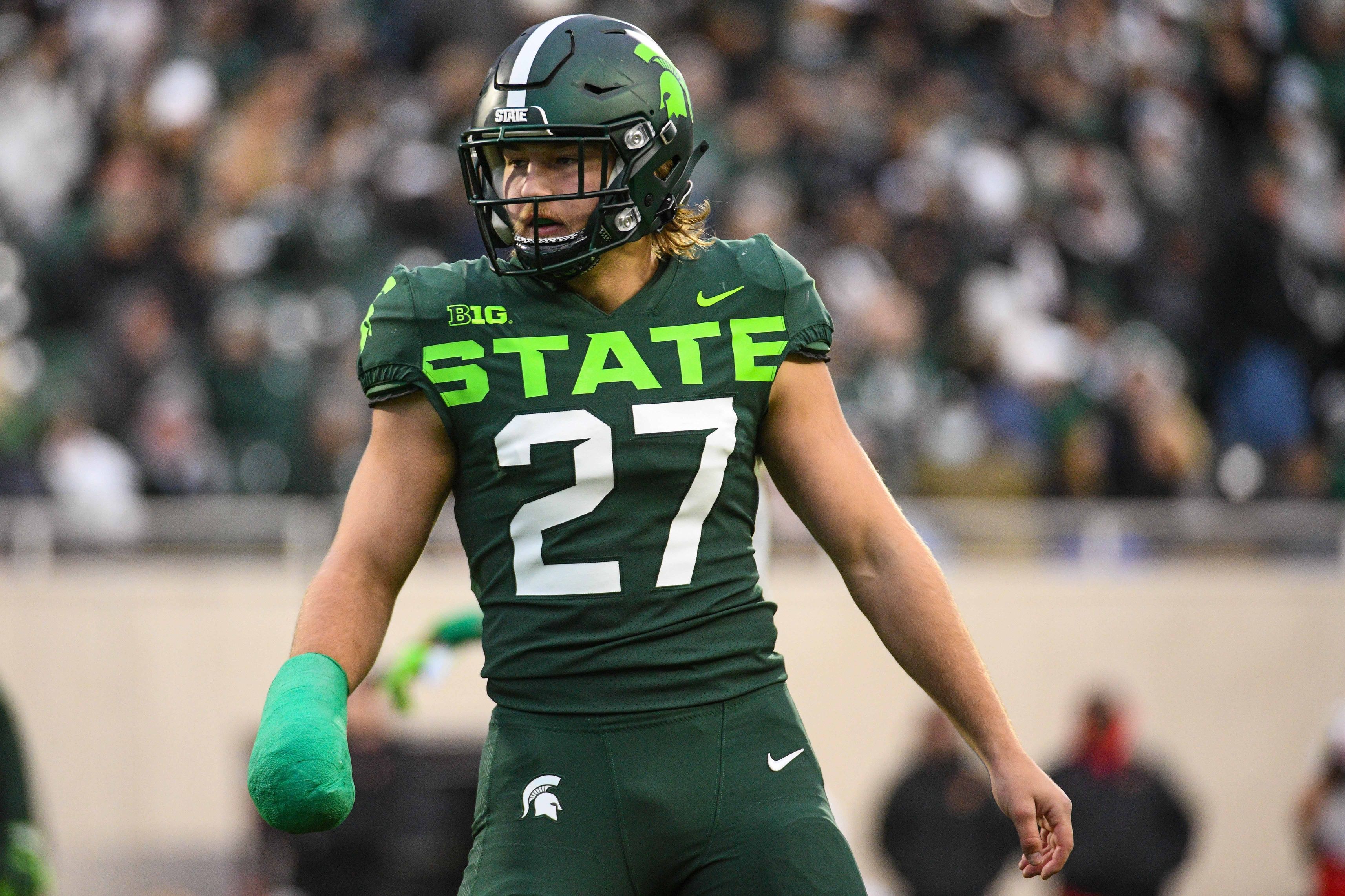 Michigan State lineback Cal Haladay named Freshman All-American ...